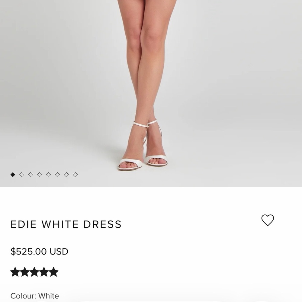NADINE MERABI | Dresses | Nadine Merabi Edie White Dress | Poshmark
